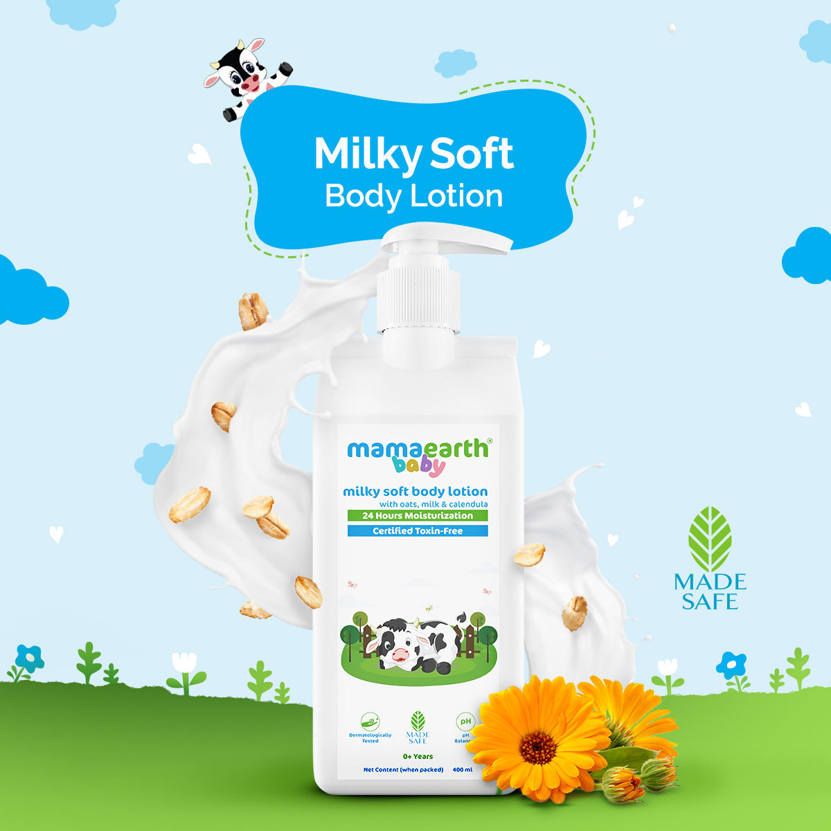 Mamaearth Milky Soft Body Lotion For Babies | Mamaearth