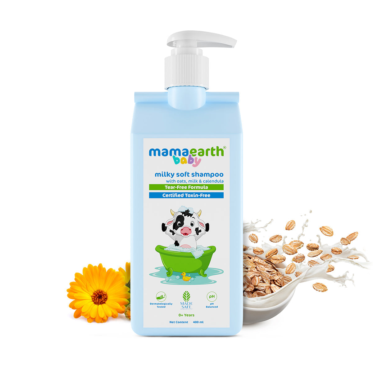Mamaearth Milky Soft Shampoo For Babies 400 ml | Mamaearth