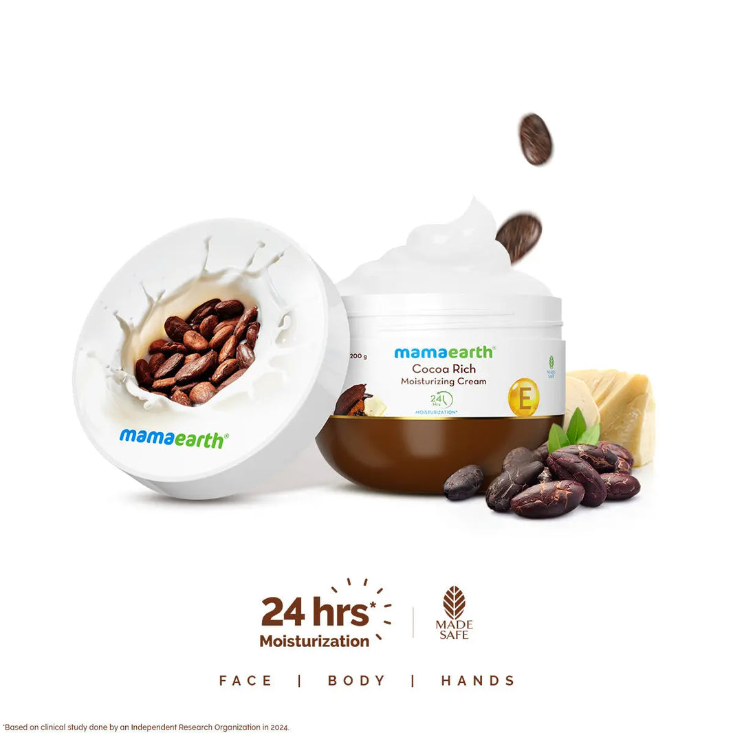 Cocoa Rich Moisturizing Cream with Cocoa Butter & Vitamin E for Deep ...